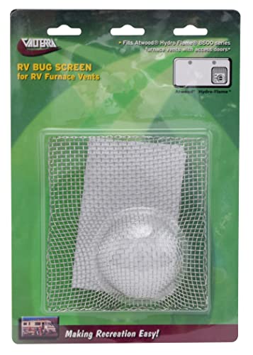 Valterra A10-1302VP Bug Screen for Outside RV Furnace Vent - Fits Atwood Hydroflame 8500 Series, 4.5 inches x 4.88 inches x 1.3 inches