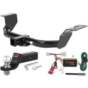 curt class 3 trailer hitch tow package with 2in ball for 2012-2016 honda cr-v