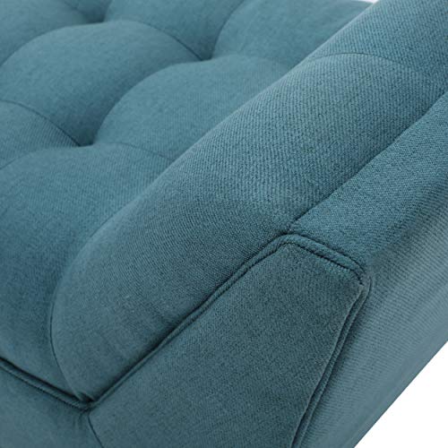 Christopher Knight Home Demi Fabric Bench, Dark Teal