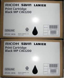 ricoh mpcw2200sp toner set two blacks genuine ricoh cw2200sp cw2200 lanier mp cw2200sp cw2200 toner