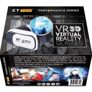 CT TEK Performance Series VR 3D Virtual Reality Glasses