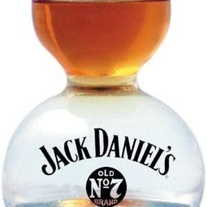 Jack Daniel's Chaser Jigger Double Bubble Shot Glass - 3 Oz by Jack Daniel's