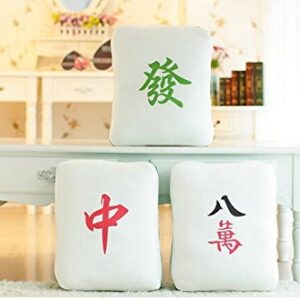 Nunubee Mahjong Pillow Throw Pillow Cushion Stuffed Toys(Pattern11)