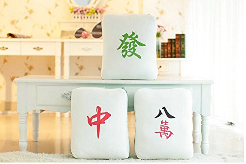 Nunubee Mahjong Pillow Throw Pillow Cushion Stuffed Toys(Pattern11)