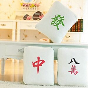 Nunubee Mahjong Pillow Throw Pillow Cushion Stuffed Toys(Pattern11)