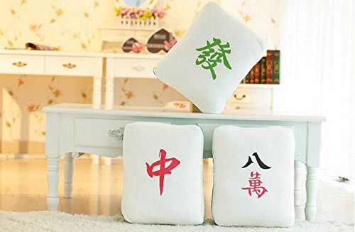 Nunubee Mahjong Pillow Throw Pillow Cushion Stuffed Toys(Pattern11)