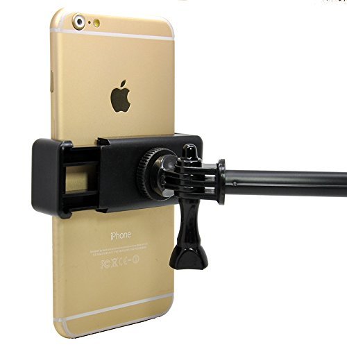 OCTO MOUNTS - 2 Pack Universal Smartphone Holder Set for Mounting Any Phone. Has Camera Screw (1/4-Inch 20), Easily Connect Your Cell Phone to GoPro Assessories, Tripods, Poles, Hand Grip, Etc.