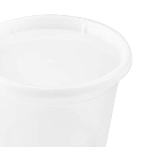 Karat FP-IMDC16-PP 16 oz 3.35"x 4.61"x 3" Deli Containers with Lids (Pack of 240)