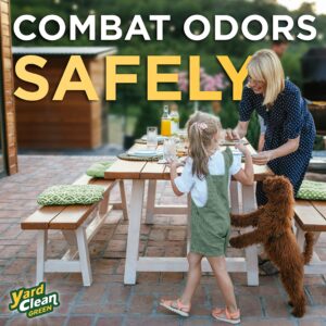 Urine Off Yard Clean Green Yard and Kennel Odor Eliminator | Cat & Dog Urine Off Odor Eliminator | Earth Friendly | Concentrate 20:1 | 32 oz.