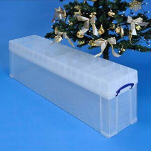 Really Useful Storage Box 77 Litre Clear