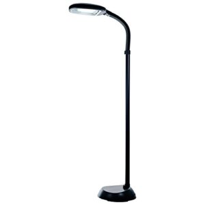 bedford home sunlight floor lamp 5 feet - black