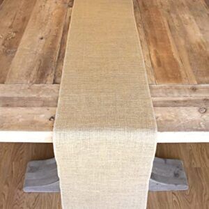 CleverDelights 12" Premium Burlap Roll - 50 Yards - No-Fray Finished Edges - Natural Jute Burlap Fabric