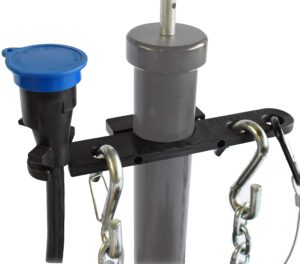 gr innovations llc tongue jack trailer towing organizer | plastic chain saver kit