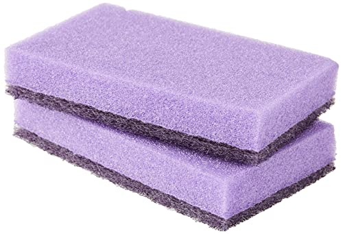 Scotch-Brite Fiber with Sponge, Polyurethane, Purple (Extreme), 2 Unidad