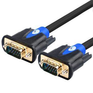 vga cable,shd vga to vga hd15 monitor cable for pc laptop tv projector-3feet