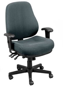 eurotech seating 24/7 swivel charcoal chair, dove charcoal