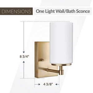 Sea Gull Lighting 4124601-848 Alturas Wall/Bath Sconce Vanity Style Fixture, One - Light, White