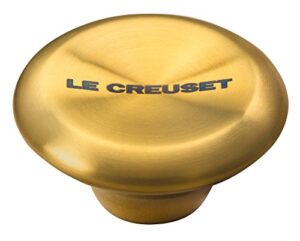 le creuset signature gold knob, small