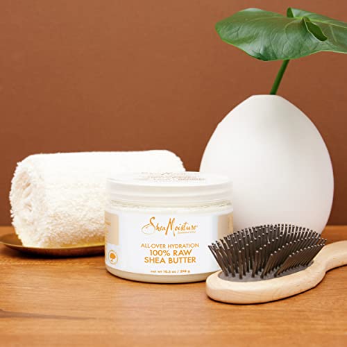 SheaMoisture All-Over Hydration for Ultra-Healing for Dry Skin 100% Raw Shea Butter 11.5 oz