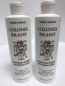 colonel brassy surface cleaner 2-pack 16oz bottle polish