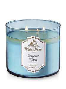 bath & body works 3-wick candle in bergamot waters