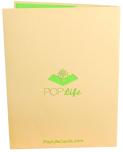 PopLife Golf Clubs 3D Father’s Day Pop Up Card - Happy Anniversary, Hole-in-One Retirement Gift, Valentine's Day card for Him, Birthday - Golfing Gift for Husband, Card for Golfers - for Son, Dad