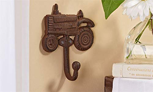 Giftcraft Cast Iron Tractor Design Wall Hook