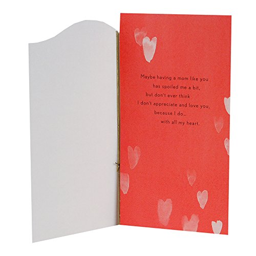 Hallmark Birthday Card, Valentines Day, Love Card for Mom (Watercolor Hearts)