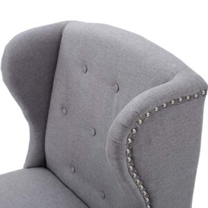 Christopher Knight Home Niclas Accent Chair, Light Grey