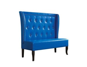 acme oliana settee - - blue pu