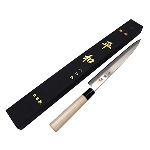 KS&E Hasegawa 10 Inch(270mm) Stainless Steel Left Handed Japanese Knife, Filet Knife Fish, Asian, Yanagi Sushi Sashimi Knife