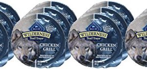 Blue Buffalo Wilderness Trail Trays High Protein, Natural Adult Wet Dog Food Cups, Chicken Grill 3.5-oz (Pack of 12)