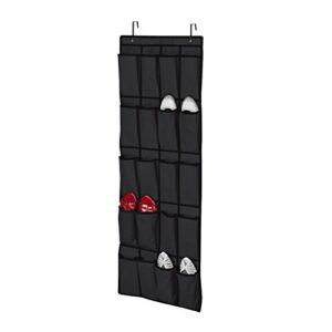 imeshbean® 20 pocket over the door shoe hanging organizer space saver storage case