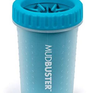 Dexas MudBuster Portable Dog Paw Cleaner, Medium, Blue