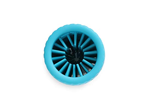 Dexas MudBuster Portable Dog Paw Cleaner, Medium, Blue