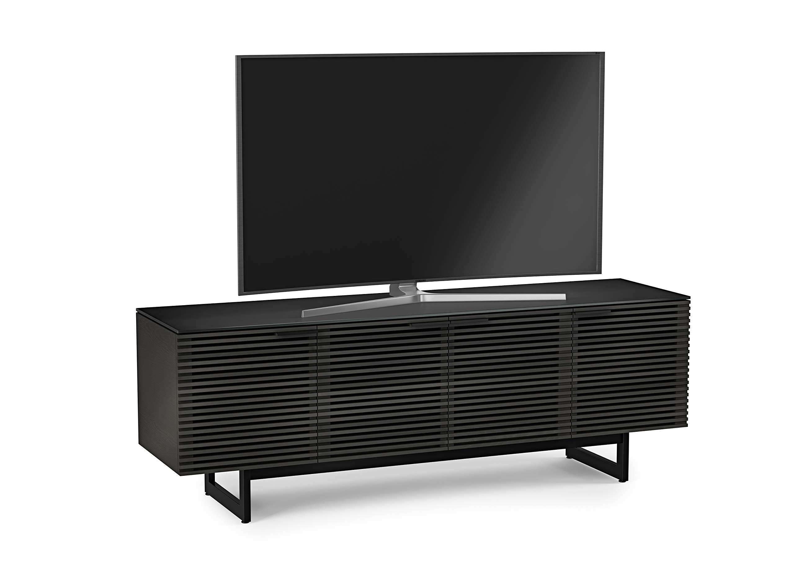 BDI Corridor 8179 Quad-Width Tall Media Cabinet, Charcoal