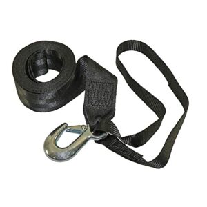 fulton trailer winch accessory, strap w/hook, 2 in. x 12 ft.