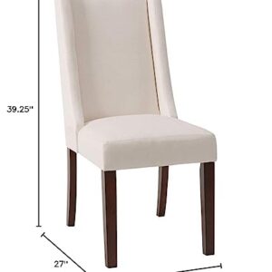 Madison Park Wing Dining Chair (Set of 2) Cream/See Below