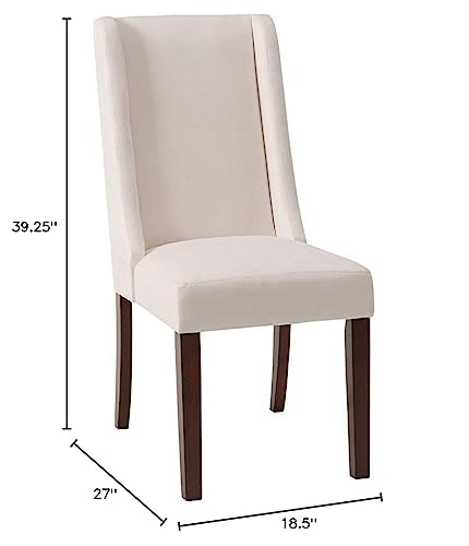 Madison Park Wing Dining Chair (Set of 2) Cream/See Below