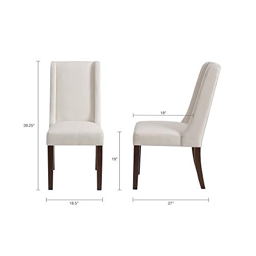 Madison Park Wing Dining Chair (Set of 2) Cream/See Below