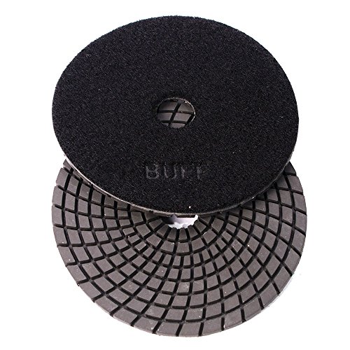 E5BBUFF Specialty Diamond 5" Black Buffing Polishing Pad,