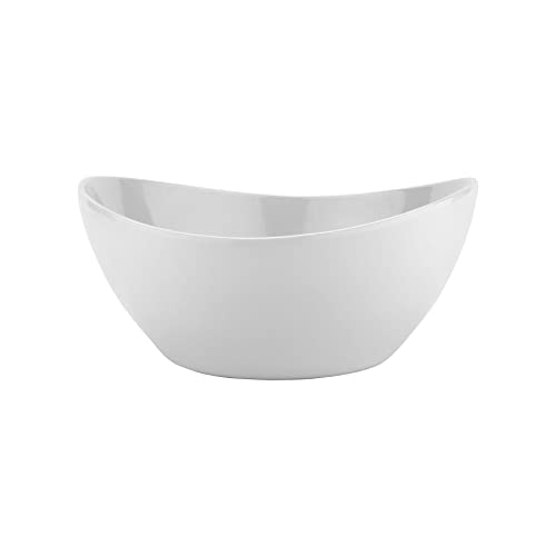 G.E.T. B-115-W Large Melamine Serving Bowl, 4 Quart, White