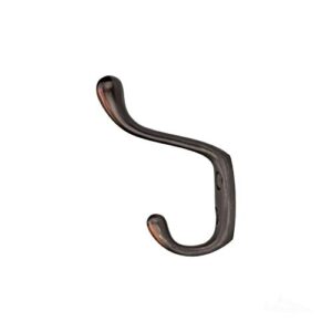 25 Pack Rok Hardware Heavy Duty Oil-Rubbed Bronze Home Wall Closet Towel Robe Coat Double Hook Hanger