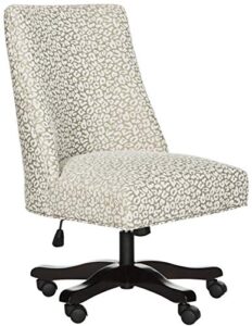 safavieh mercer collection scarlet ginger desk chair, grey