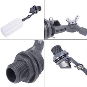 Ioffersuper Stable Float Ball Valve Shut Off 1/2" Automatic Fill Feed Humidifier Tank Water