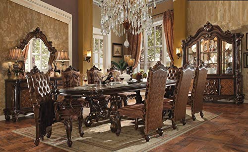 ACME Versailles Dining Table - - Cherry Oak