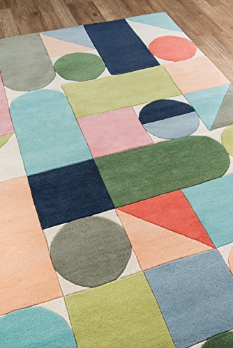 Novogratz Delmar Collection Wright Area Rug, Multicolor, 2'3" x 8'0" Runner, Size Mat for Living Room, Bedroom, Dining Room, Kitchen, Hallways, and Home Office