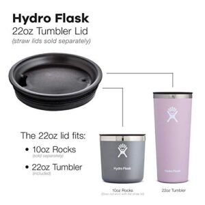 Hydro Flask 22 oz. Tumbler - Stainless Steel, Reusable, Vacuum Insulated with Press-In Lid