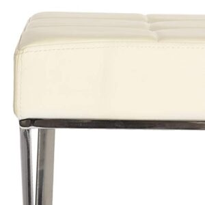 Safavieh Home Collection Micha Modern Glam Cream Bench