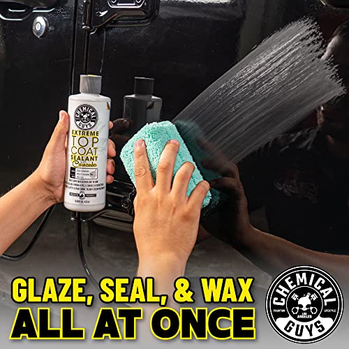 Chemical Guys WAC21016 Extreme Top Coat Wax & Sealant With Carnauba, Safe for Cars, Trucks, SUVs, Motorcycles, RVs & More, 16 fl oz